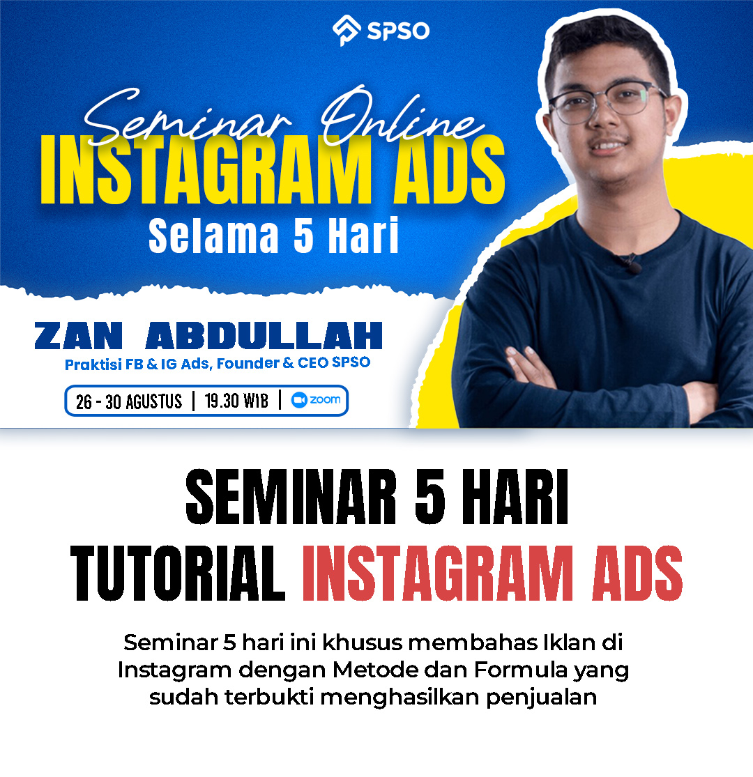 Seminar Online IG Ads – spso